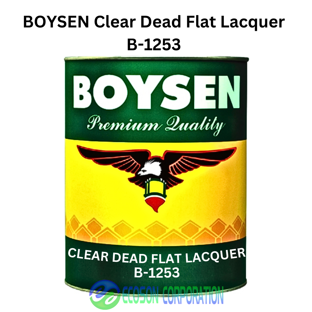 BOYSEN - Clear Dead Flat Lacquer - Ecoson Corporation - High-Quality ...