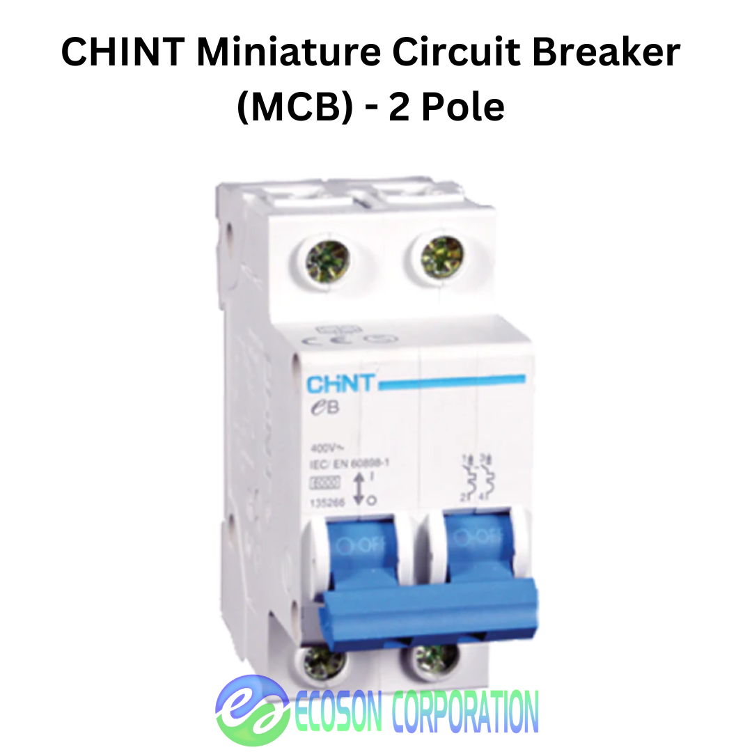 CHINT Miniature Circuit Breaker (MCB) - 2 Pole - Ecoson Corporation ...